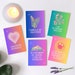 Printable Positive Affirmation Cards: Colorful Gratitude Deck (digital ...
