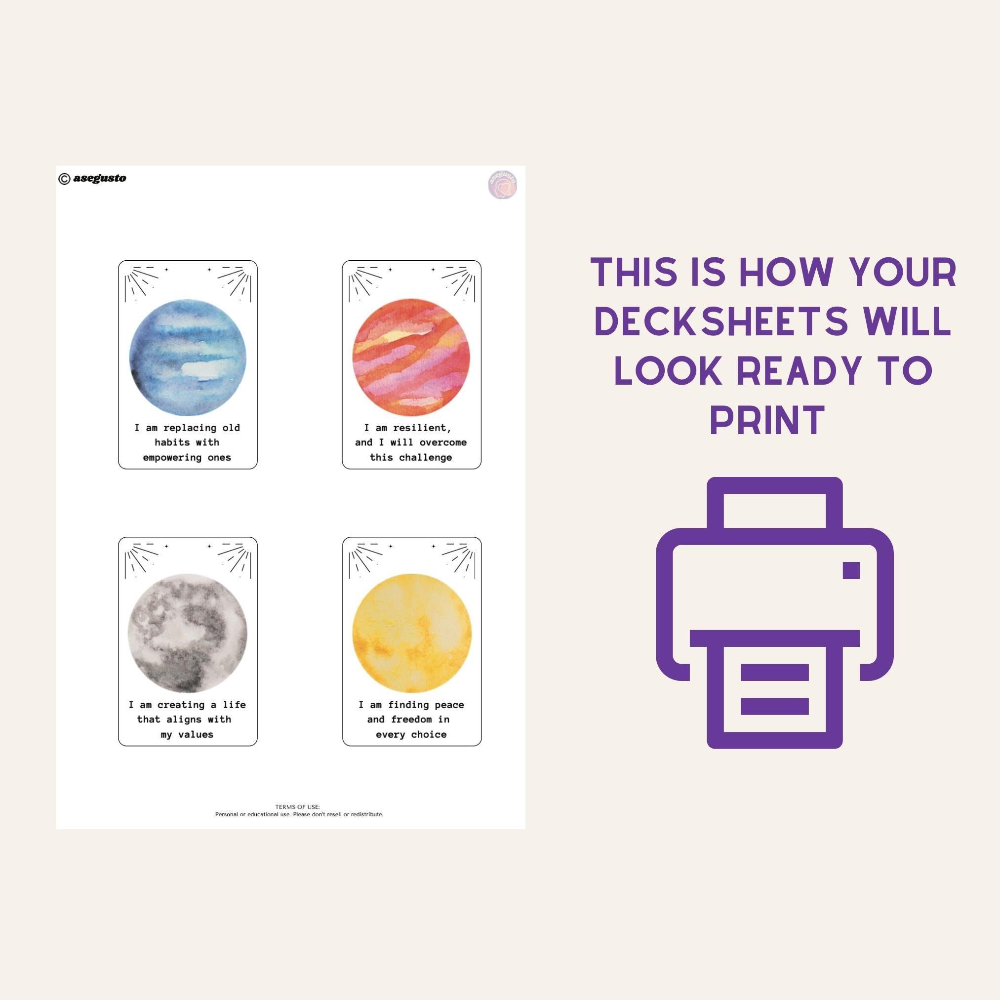 Quitting Affirmation Cards Printable Card Quitting Support Cards Self ...