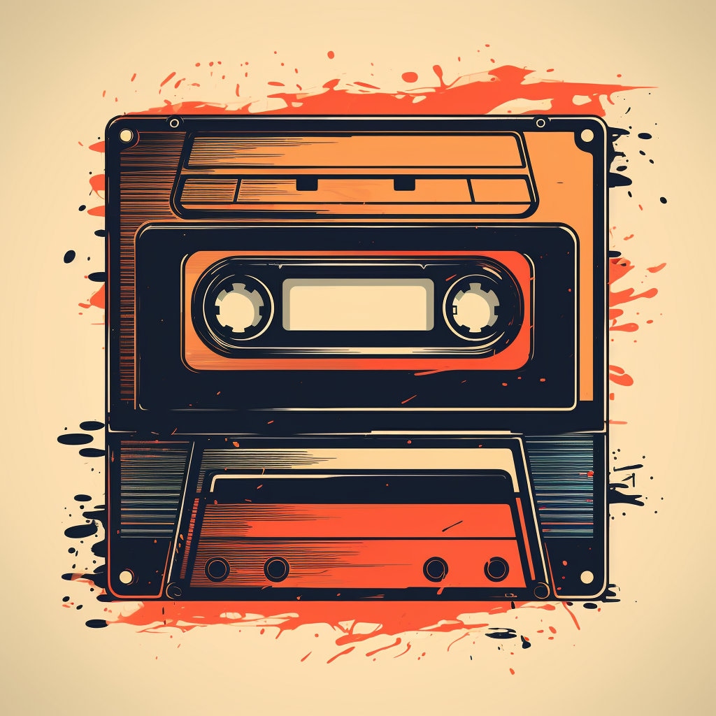 Retro Cassette Tape Sticker 3 - Etsy