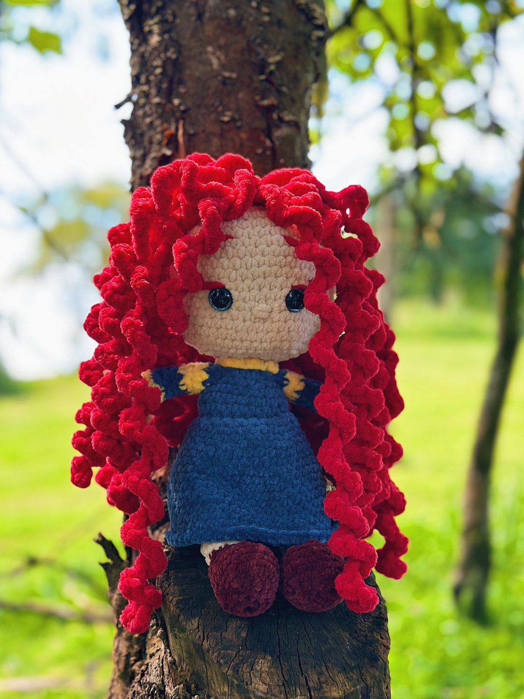 Disney Princess Merida Crochet Amigurumi - Etsy