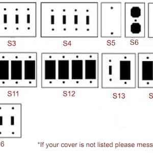 Light Switch Covers, Wall Plates, Switch Plates, Marble Home Decor ...