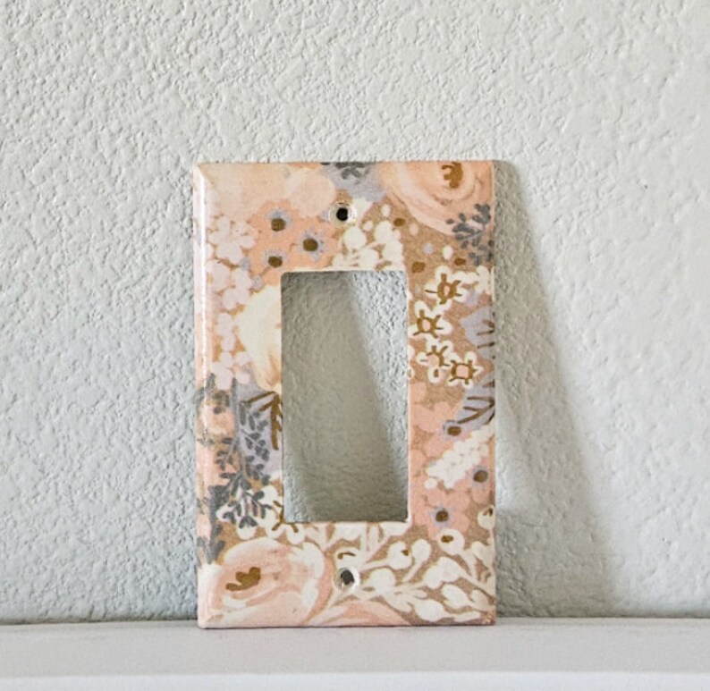 Light Switch Covers, Wall Plates, Switch Plates, Home Decor, Floral ...