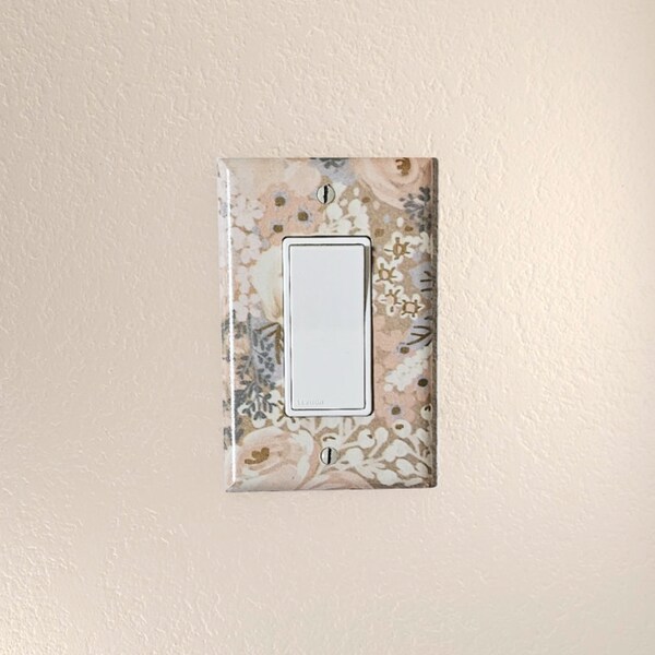 Light Switch Covers, Wall Plates, Switch Plates, Home Decor, Floral ...