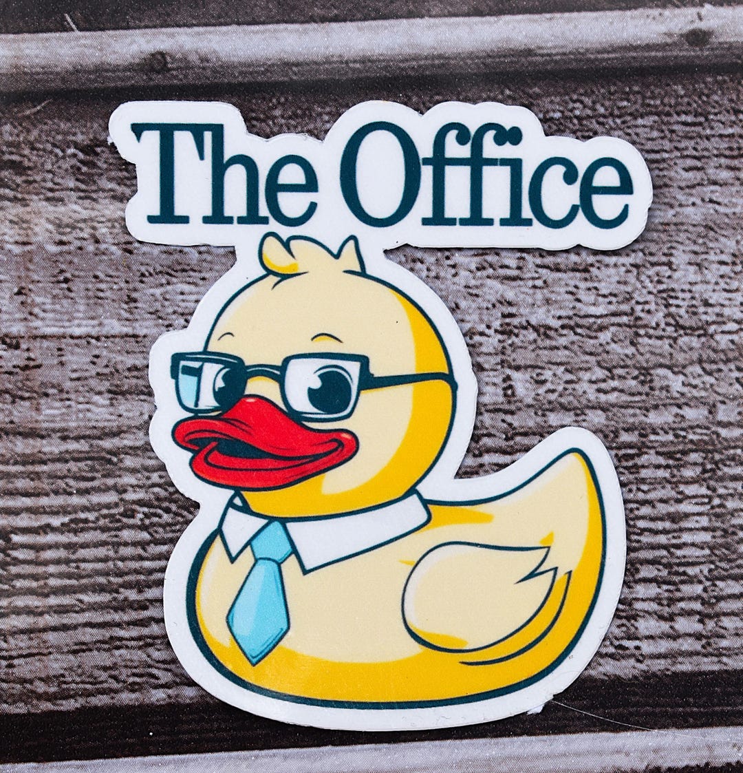 The Office Rubber Duck Sticker | Water Resistant | Water Bottle | Hydro ...