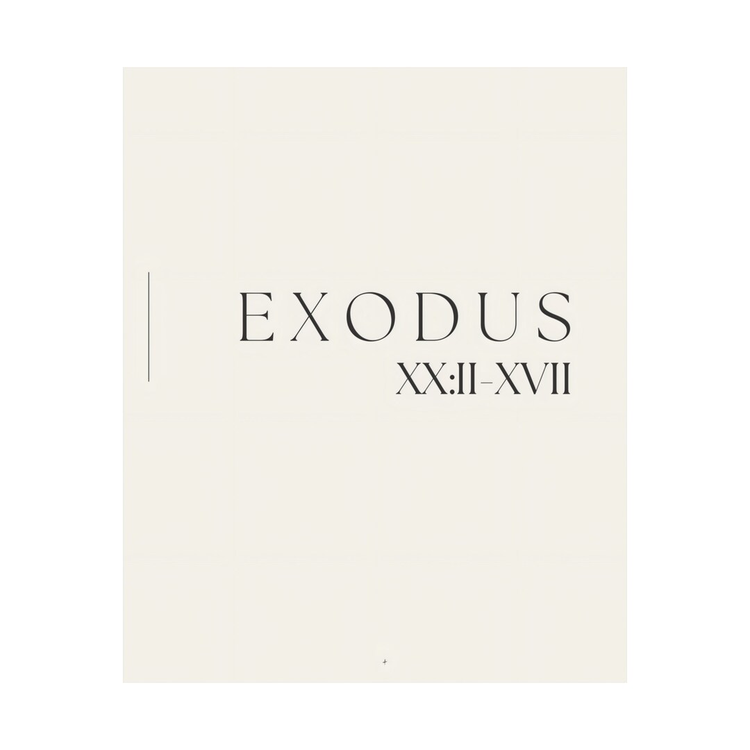 Exodus Modern Matte Vertical Posters - Etsy