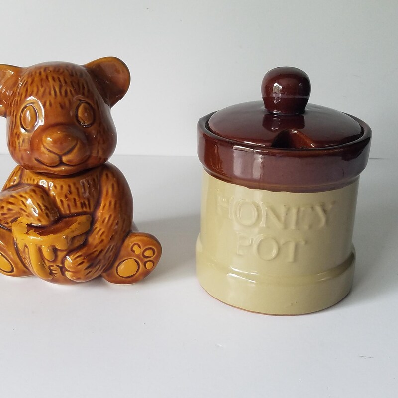 Vintage Honey Pot - Etsy