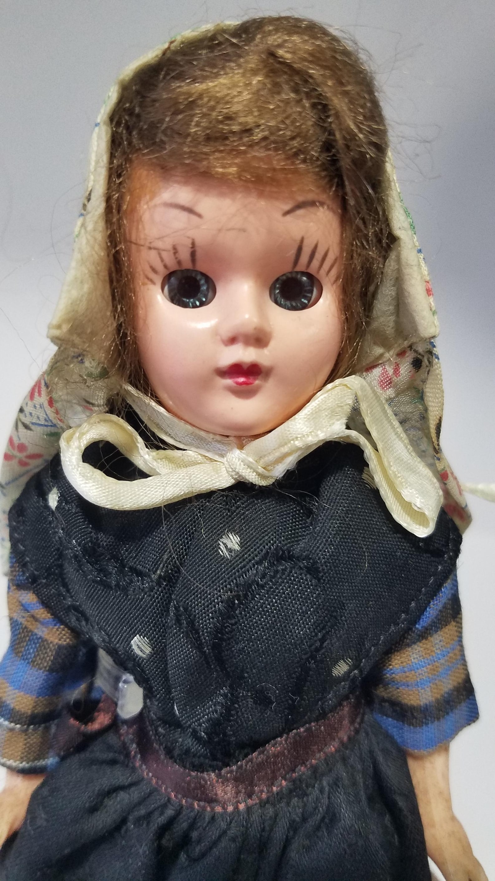 Vintage Carlson Doll / Plastic Face Body / German Girl / Sleepy Eyes ...