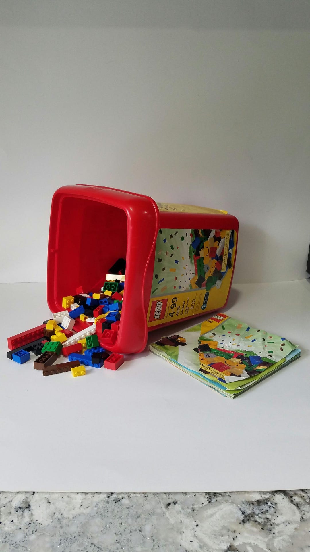 Vintage 2002 Complete LEGO SYSTEM CREATOR Universal Building Set Bucket ...