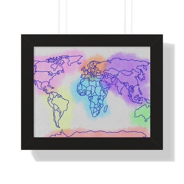 World Map Teens - Etsy