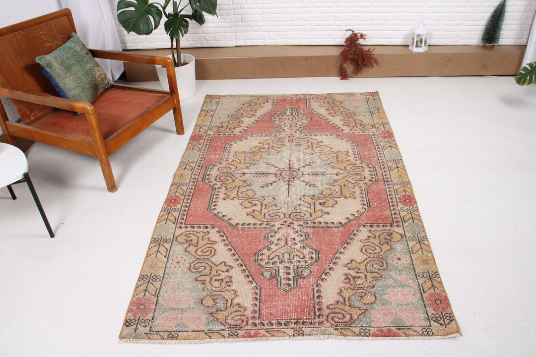 Area Rug, Turkish Rug, Vintage Rug, Anatolian Rug, Rugs for Living Room ...