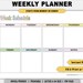 Weekly Schedule for Kids Printable, Wall Schedule, Digital Planner ...