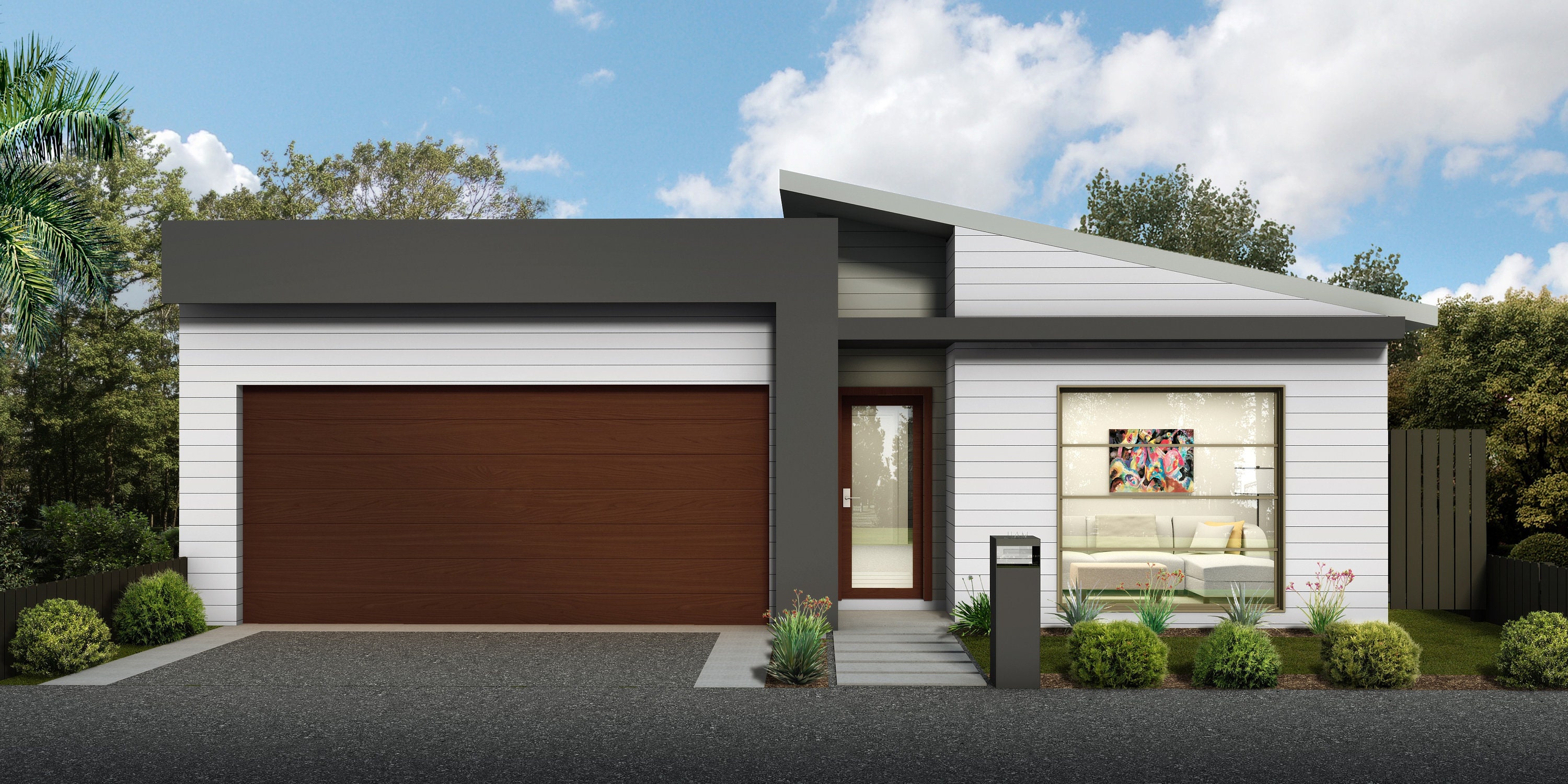 Modern 3 Bedroom House Plan: Dimensioned Floor Plan (drawings) - Etsy