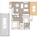 2 Bedroom Granny Flat Design: Dimensioned Floor Plan & Elevation ...