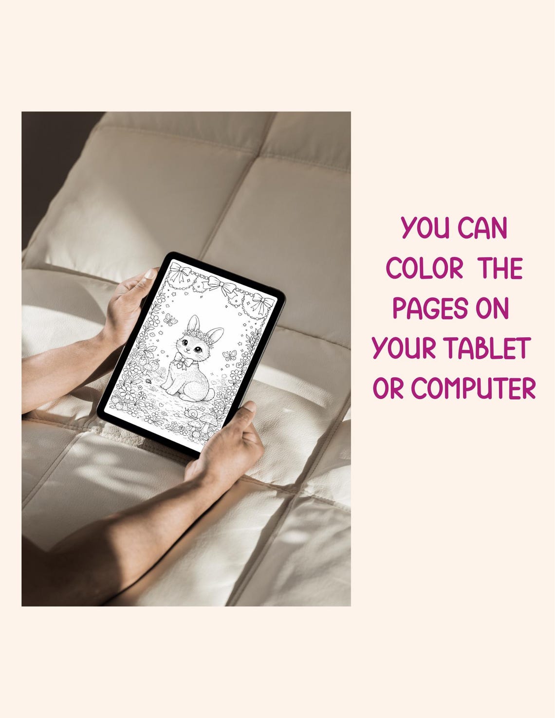 Coquette Aesthetic Coloring Pages, Pink Bows, Florals & Vintage Style ...