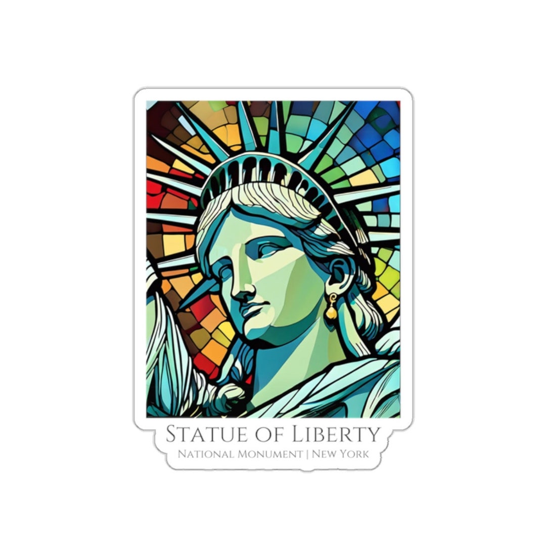 Statue of Liberty Sticker, Water Bottle Sticker, New York Souvenir ...