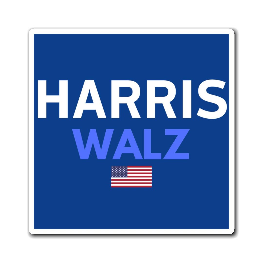 Kamala Harris Tim Walz Magnets, Harris Walz Car Magnet, Vote Blue 2024 ...