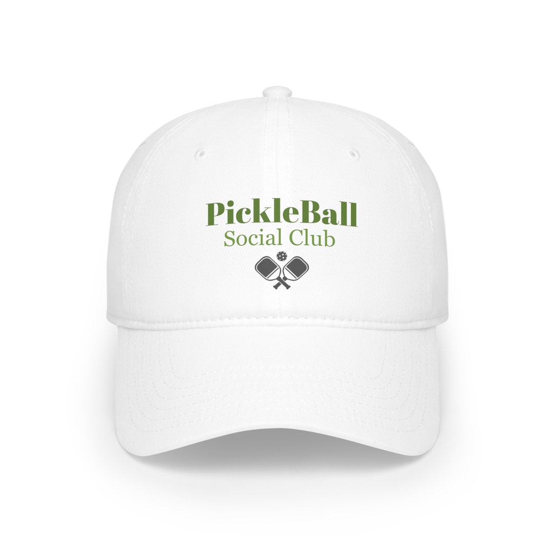 Pickleball Social Club Low Profile Baseball Cap, Pickleball Hat ...