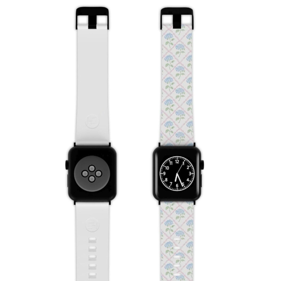 Apple Watch Band, Love Shack Fancy Style Watch Band, Pink Ribbons and ...
