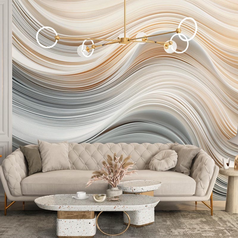 Abstract Line Wallpaper - Etsy