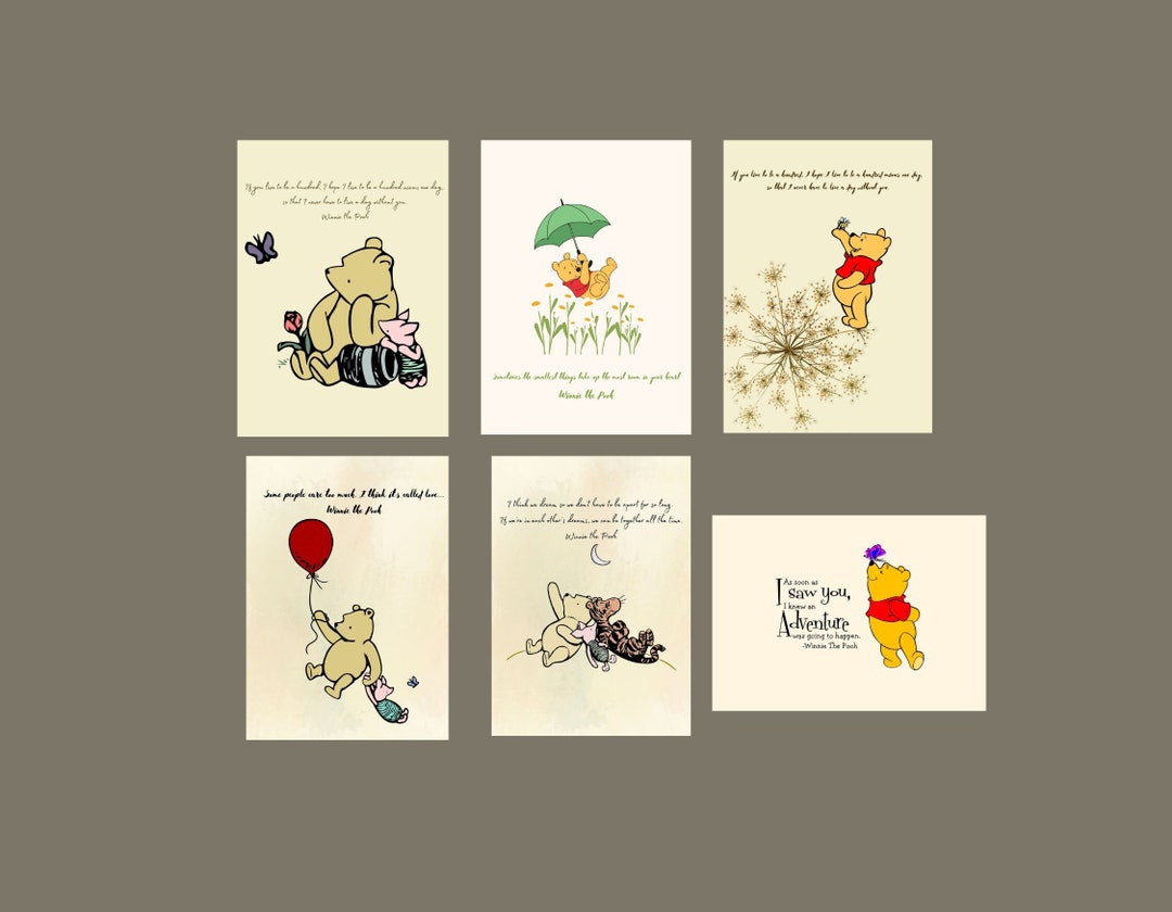 Printable Winnie the Pooh Birthday Cards, Winnie the Pooh Birthday Card ...