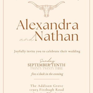 Western Wedding Invitation - Etsy