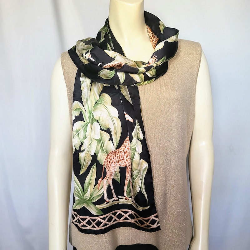 Talbots Silk Scarf - Etsy