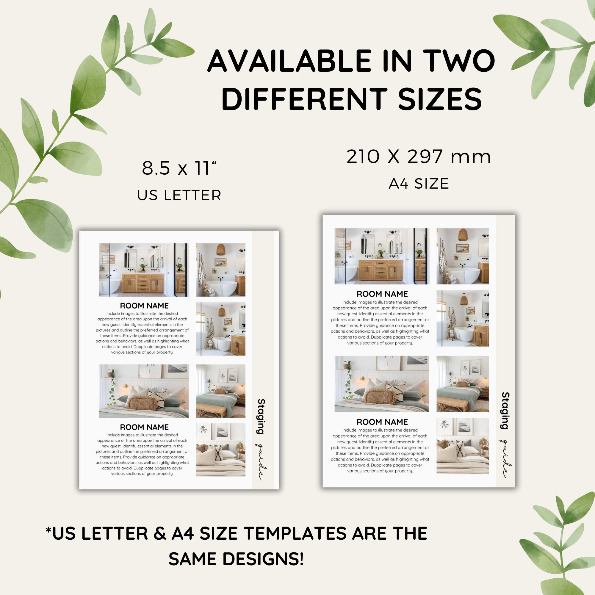 Airbnb Guest Turnover Binder Template Inventory Checklist Cleaning ...