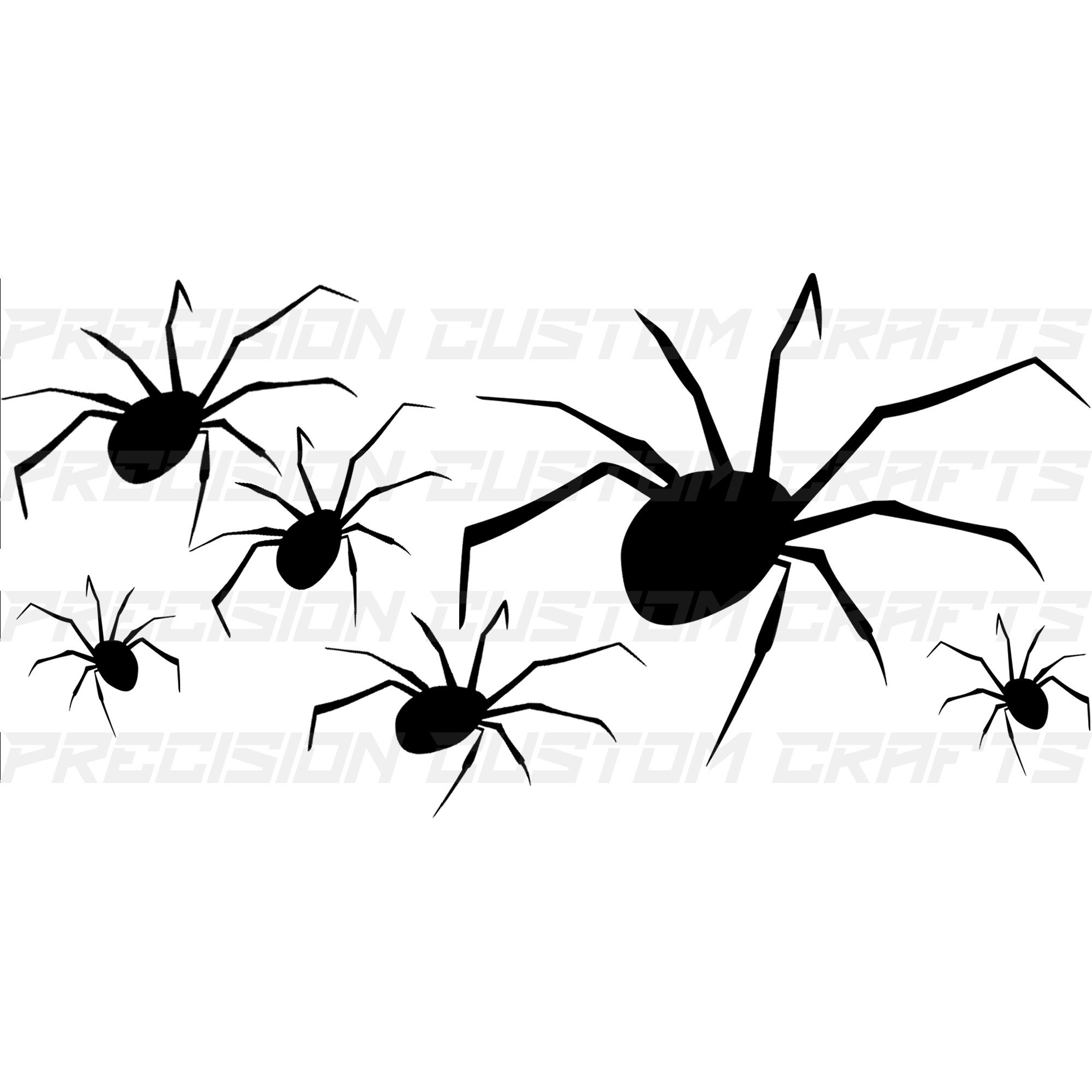 Creepy Spider Decal/sticker Full and Half Sheets - Etsy
