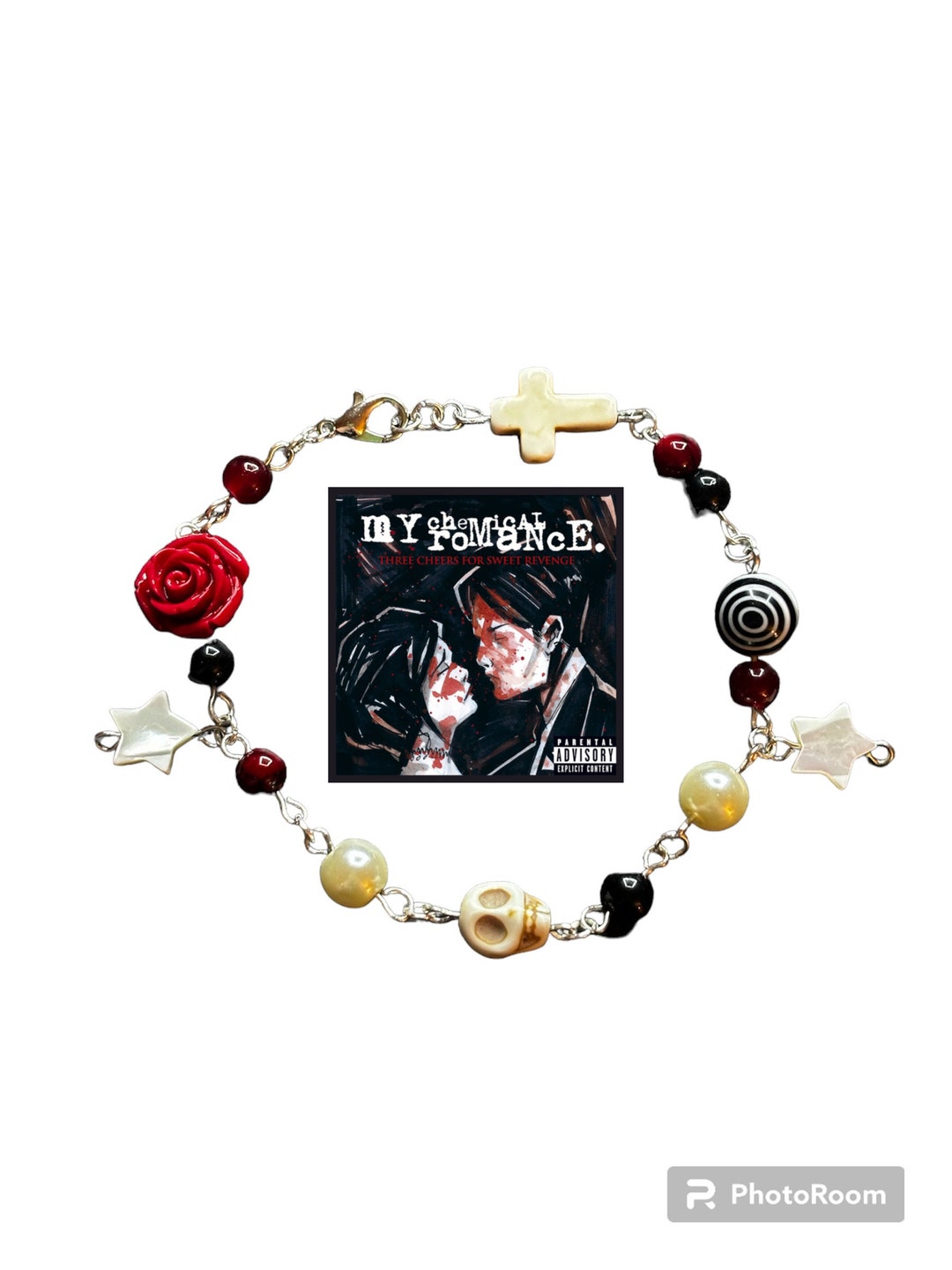 Mcr Beaded Bracelet Three Cheers for Sweet Revenge My Chemical Romance ...