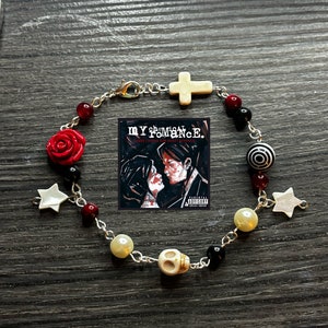Mcr Beaded Bracelet Three Cheers for Sweet Revenge My Chemical Romance ...