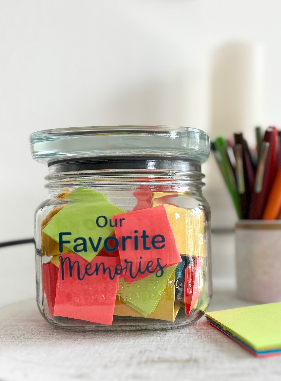 Memory Jar, Teacher Appreciation Gift, Gift for Teacher, Teacher Gift ...