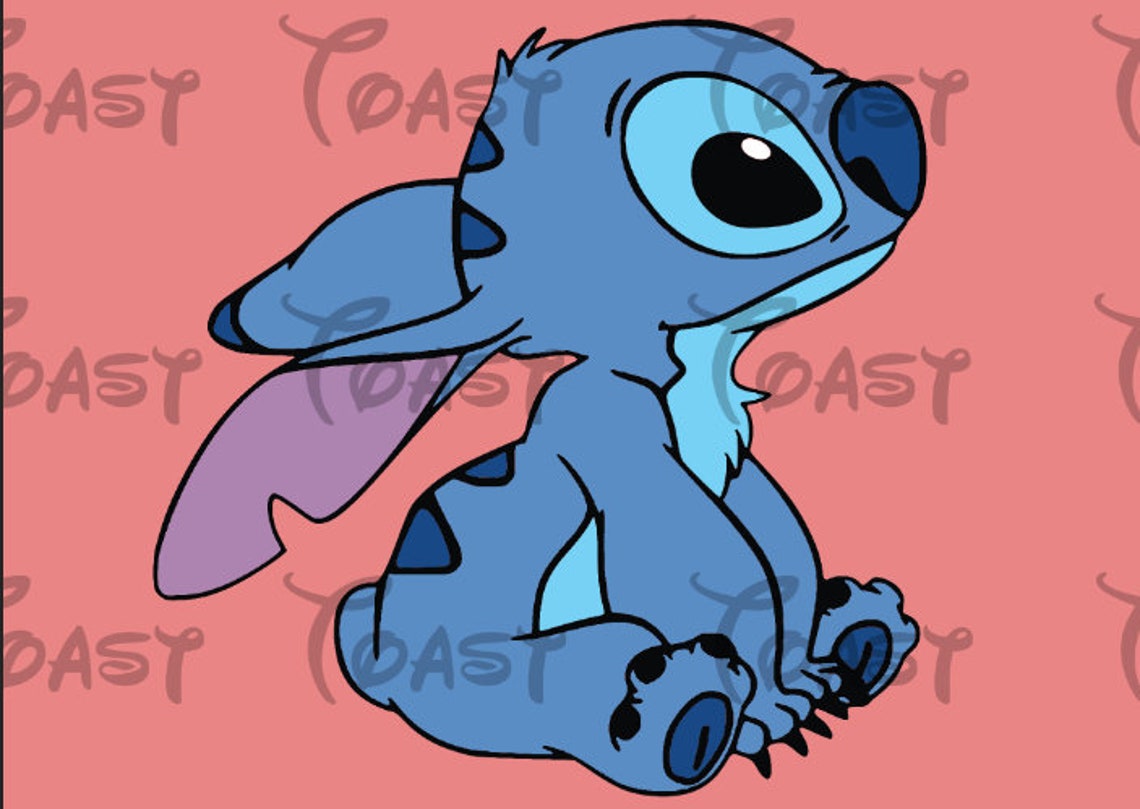 Stich Outline and Colored Image - SVG and PNJ - Etsy