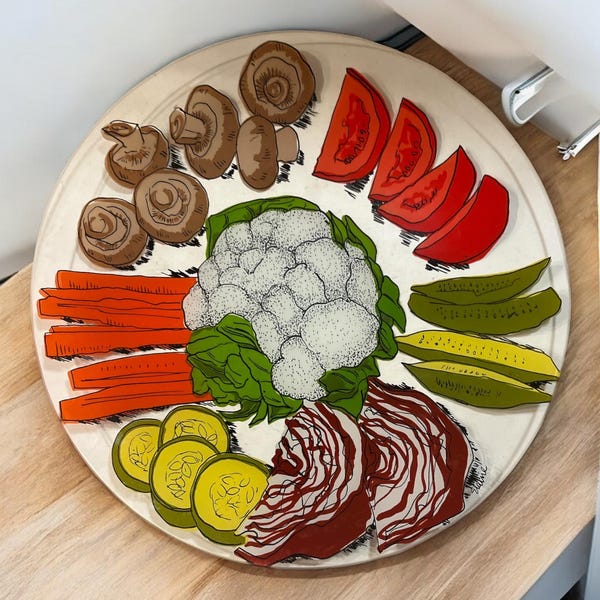 Dorothy Thorpe Glass Tray - Etsy