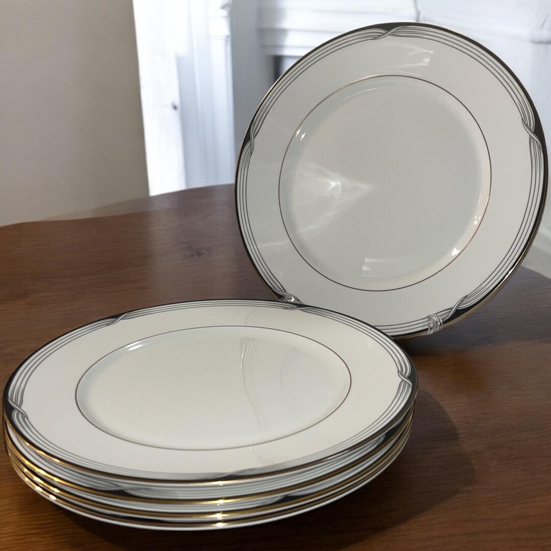 Vintage Lenox Set of 5 Erica Debut Collection 10.75” Dinner Plates - Etsy