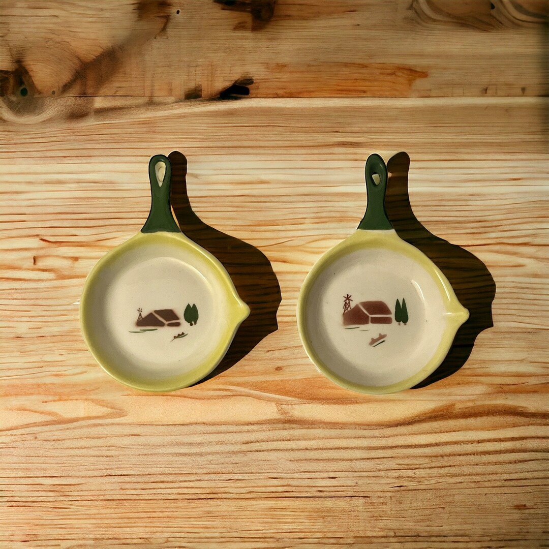 Vintage Brock of California Set of 2 Harvest Farmhouse Mini Butter ...