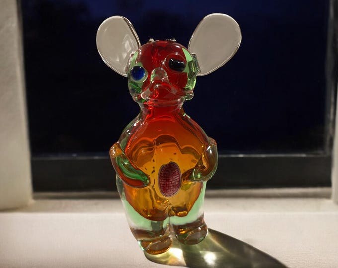 Vintage Italian Murano Glass Archimede Seguso Mouse Drioli Cherry Wine ...