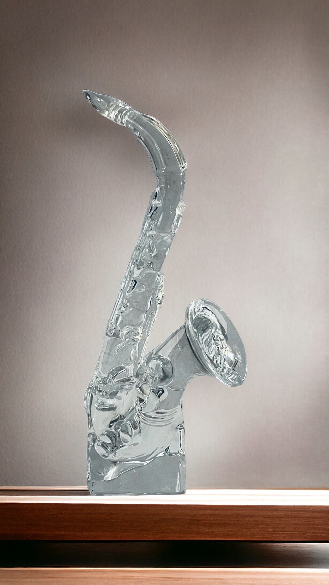 Vintage Cristal D' Arques Crystal Saxophone -france - Etsy