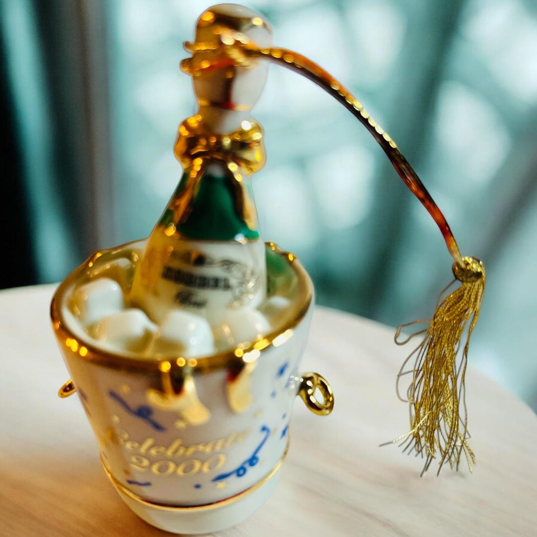 Vintage 2000 Millennium Lenox Celebrate Champagne & Ice Bucket Brute ...