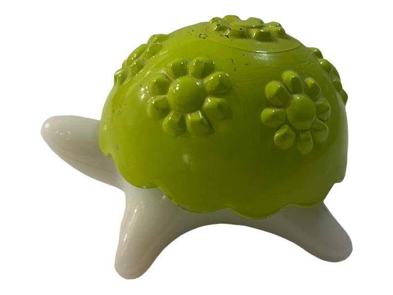 Vintage Avon Lime Green Glass Shell White Turtle Trinket Box - Etsy