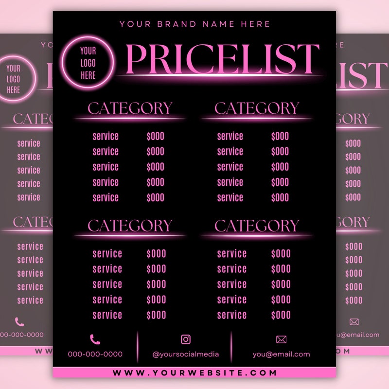 Resin Business Template - Etsy