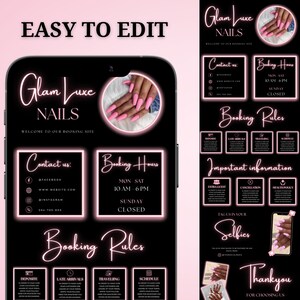 Nail Acuity Scheduling Template, Nail Acuity Site Nail Boutique Nail ...