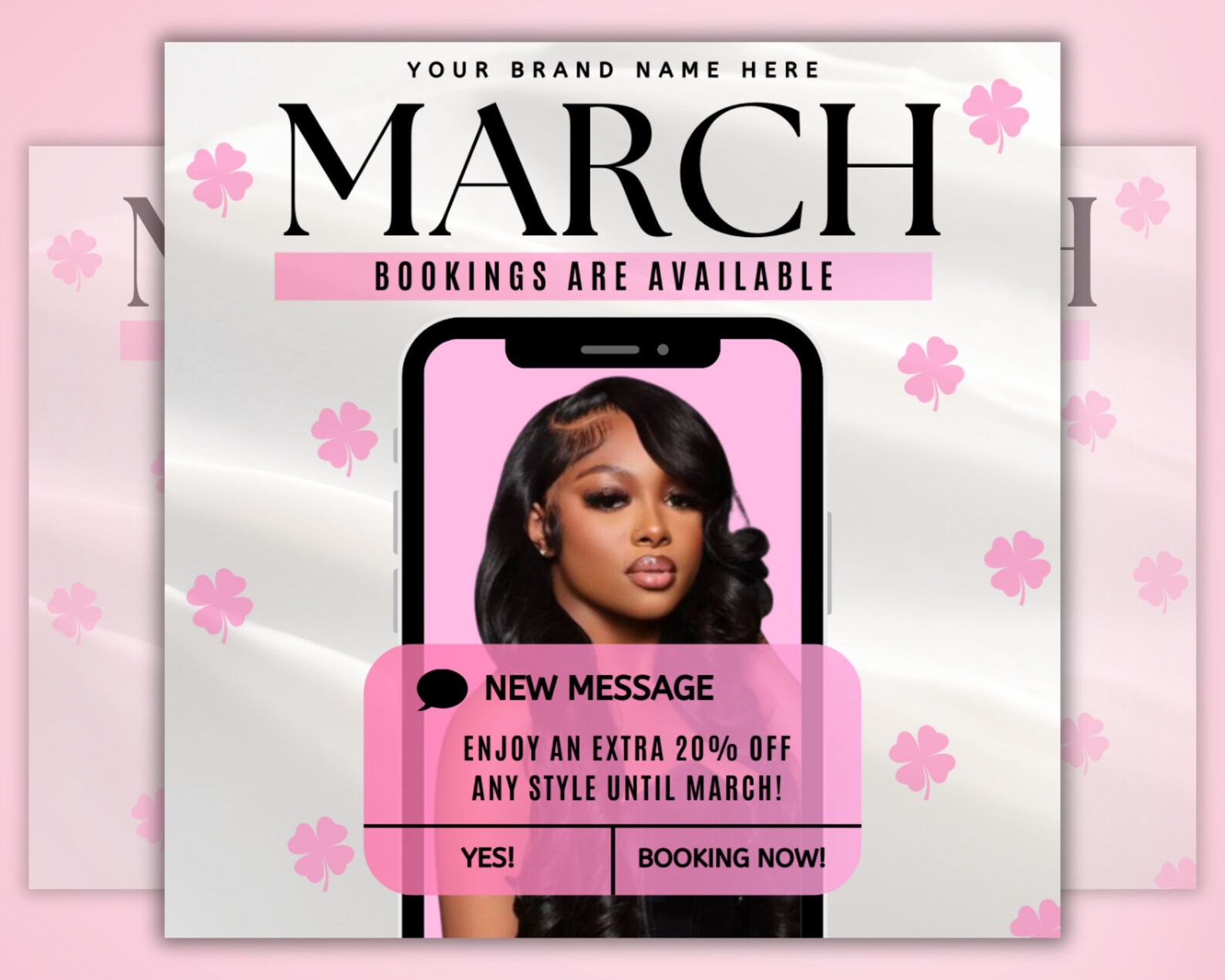 March Booking Flyer, March Madness Booking Flyer, March Book Now ...