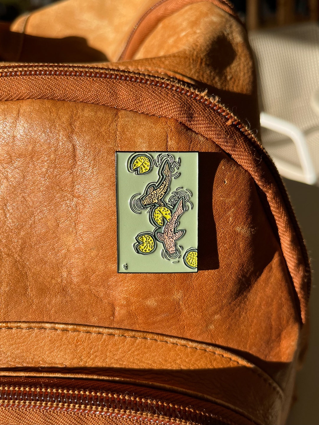 Koi Pond Soft Enamel Pin - Etsy