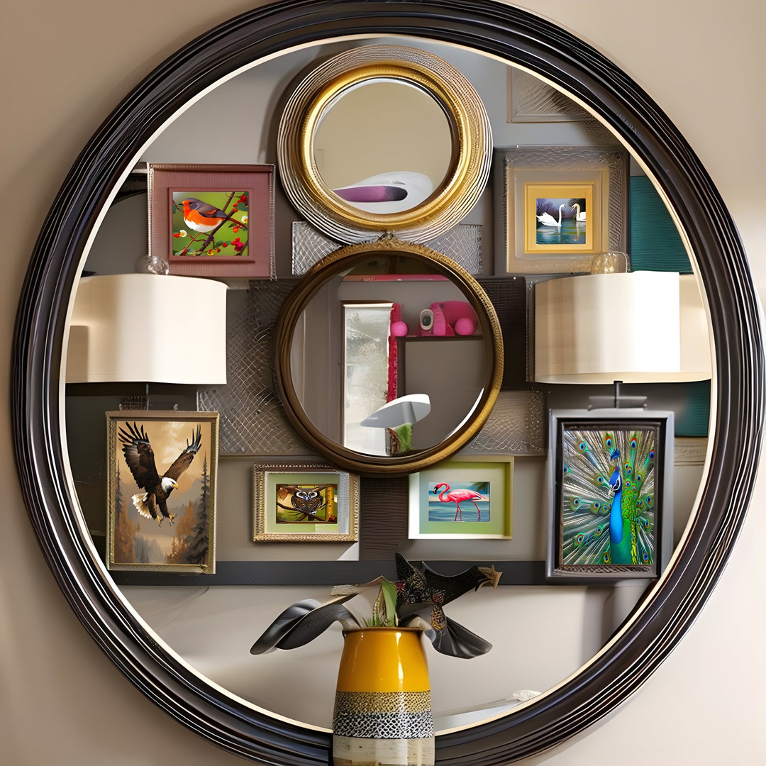 Birds Art Set X6 Bird Wall Decor Set Six Bird Prints Set - Etsy