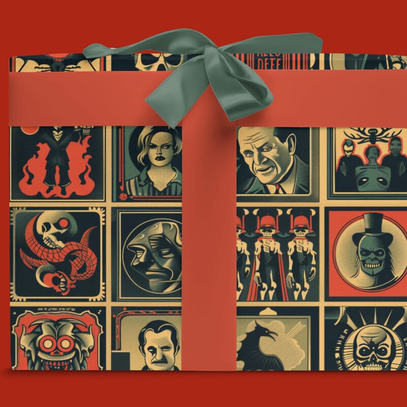 Spooky Wrapping Paper - Etsy