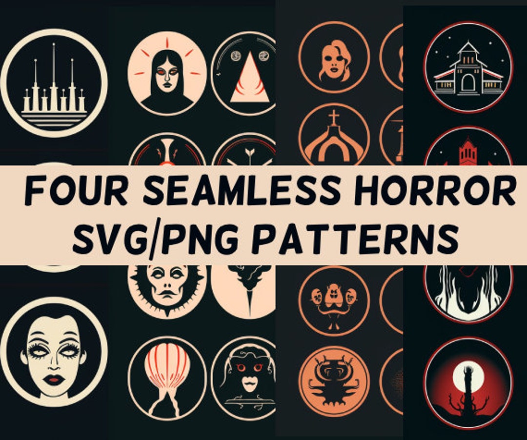 Halloween SVG Creepy SVG Horror SVG Halloween Svg Bundle - Etsy