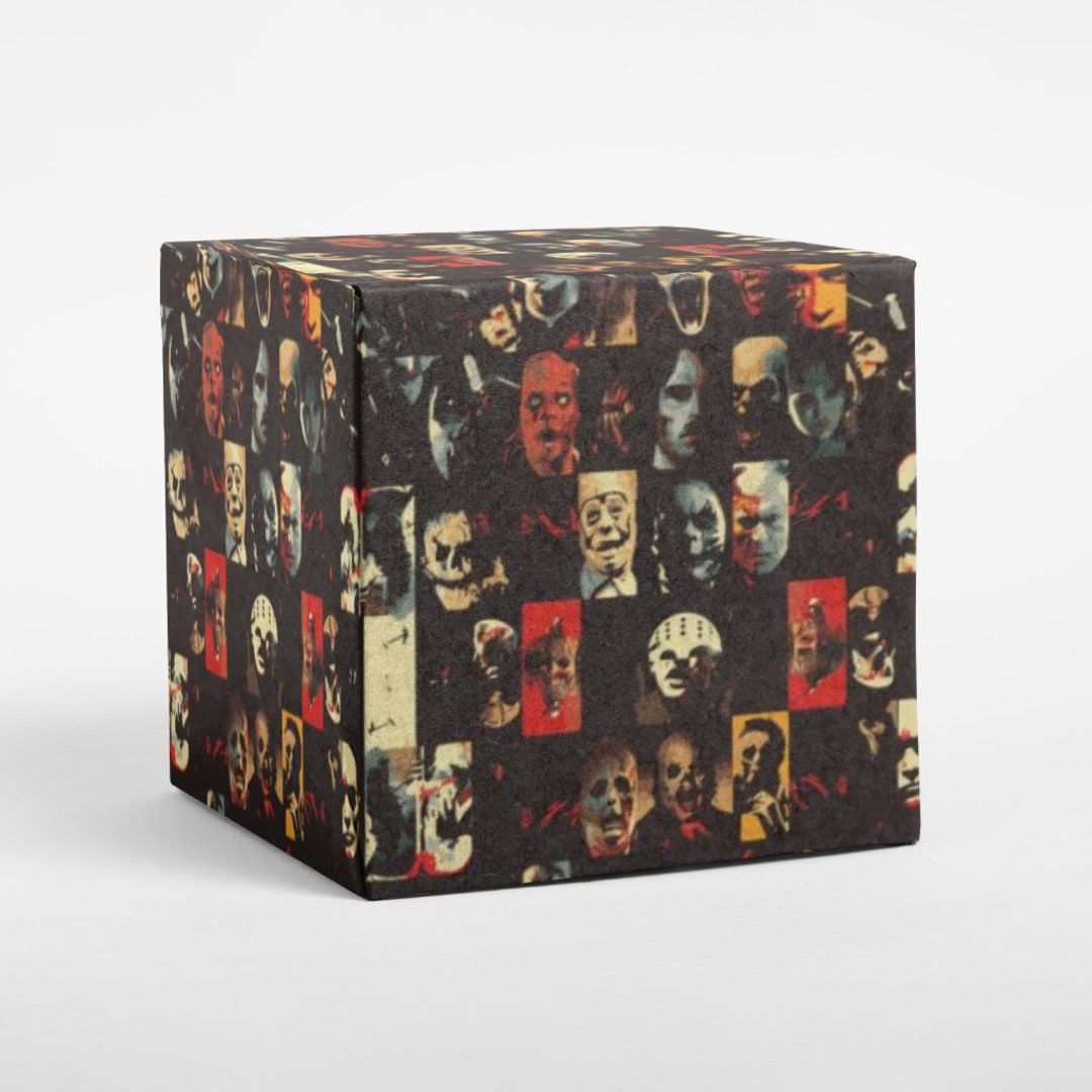 Spooky Horror Movie Villain Wrapping Paper Halloween Gift Wrap - Etsy