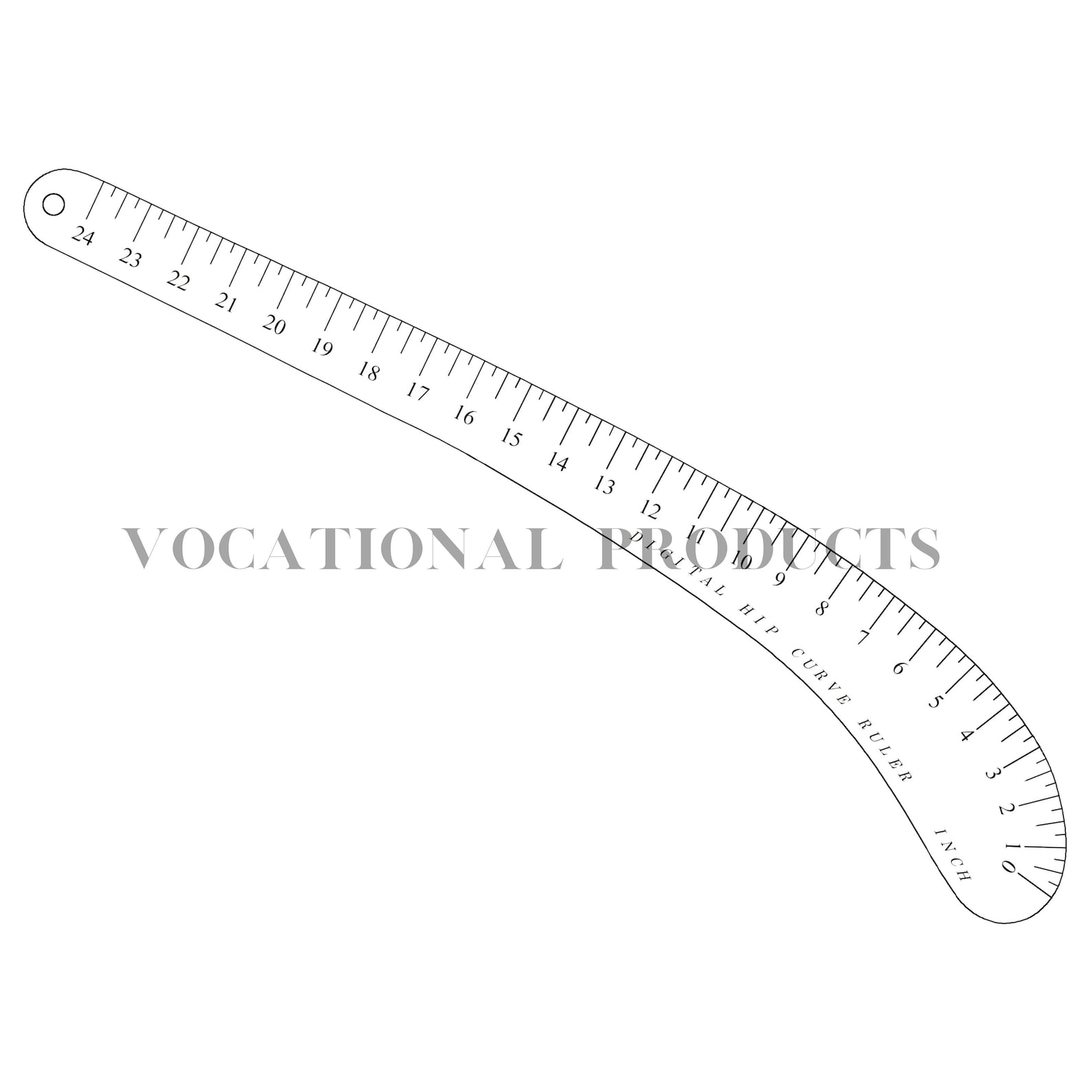 Digital French Curve Rulers; 16”, 19”, 13"/34cm and Hip Curve Rulers ...