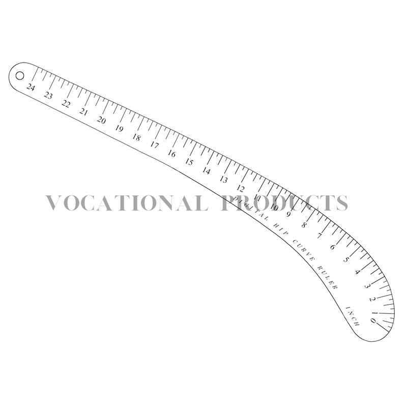 Digital French Curve Rulers; 16”, 19”, 13"/34cm and Hip Curve Rulers ...