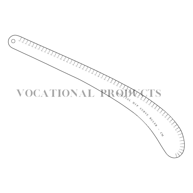 Digital French Curve Rulers; 16”, 19”, 13"/34cm and Hip Curve Rulers ...